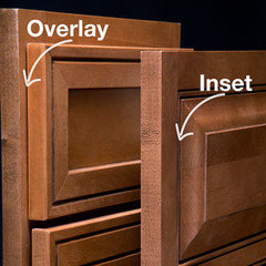 Full overlay vs inset cabinetry...learning the basics