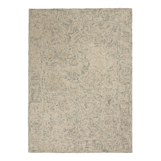 Nourison Colorado Clr05 Rug, Beige and Gray, 7'9"x9'9" - Contemporary ...