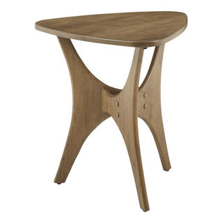 Triangle Wood Side Table - Contemporary - Outdoor Dining Sets - by ...