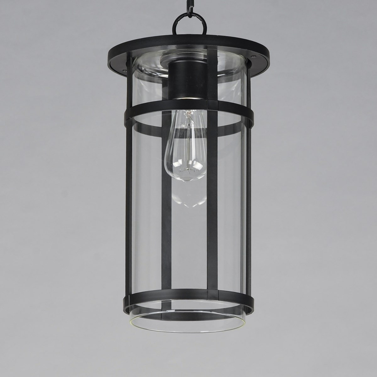 Maxim Clyde Vivex 1-Light Outdoor VX Hanging Pendant 40629CLBK, Black ...