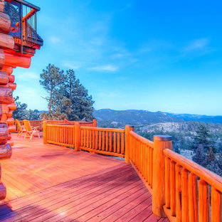 75 Beautiful Rustic Red Porch Pictures & Ideas | Houzz