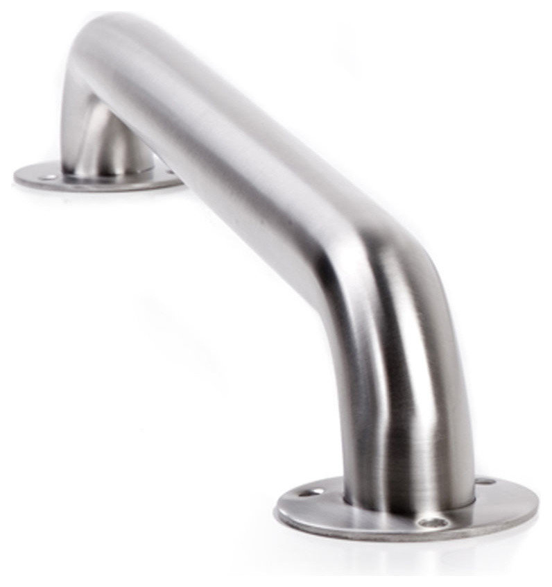 Arista Grab Bar, Exposed Screws, Stainless Steel, 18" 1 1/4 ...