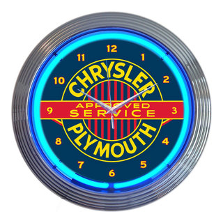 Darts Neon Clock by Neonetics - Contemporary - Wall Clocks - by ...