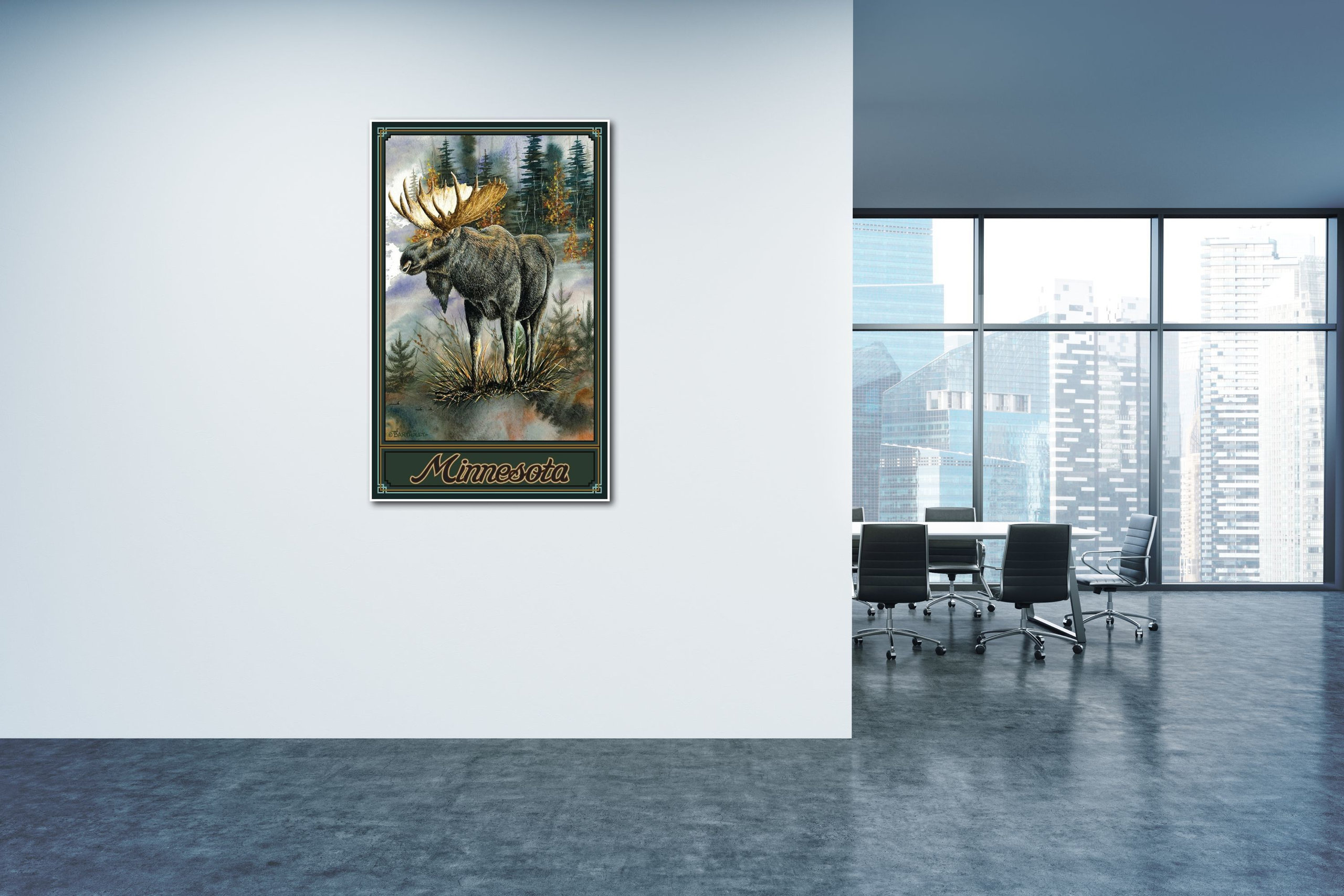 Dave Bartholet Minnesota Art Print, 30"x45" - Contemporary - Fine Art ...