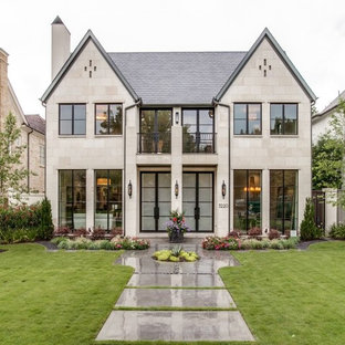 75 Beautiful Stone Gable Roof Pictures & Ideas | Houzz