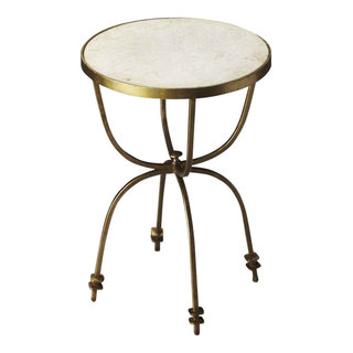 Butler Accent Table, Metalworks - Transitional - Side Tables And End ...
