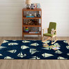 Mohawk Home Blue Boats Navy 5' x 8' Area Rug, 5' x 8' - Beach Style ...