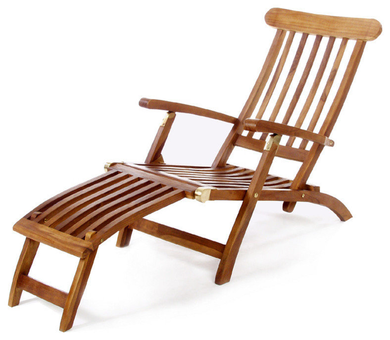 5 - Position Steamer Chair - Traditional - Outdoor Lounge Chairs - by ...