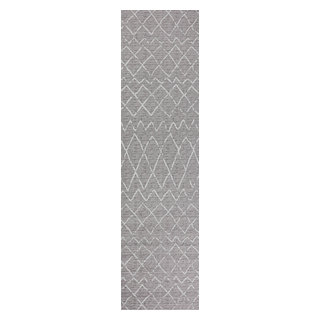 Madaba Moroccan Trellis Indoor/Outdoor Area Rug, 2 X 8 - Scandinavian ...