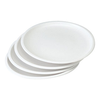 Progressive International White Microwaveable Plate, Set of 4 ...