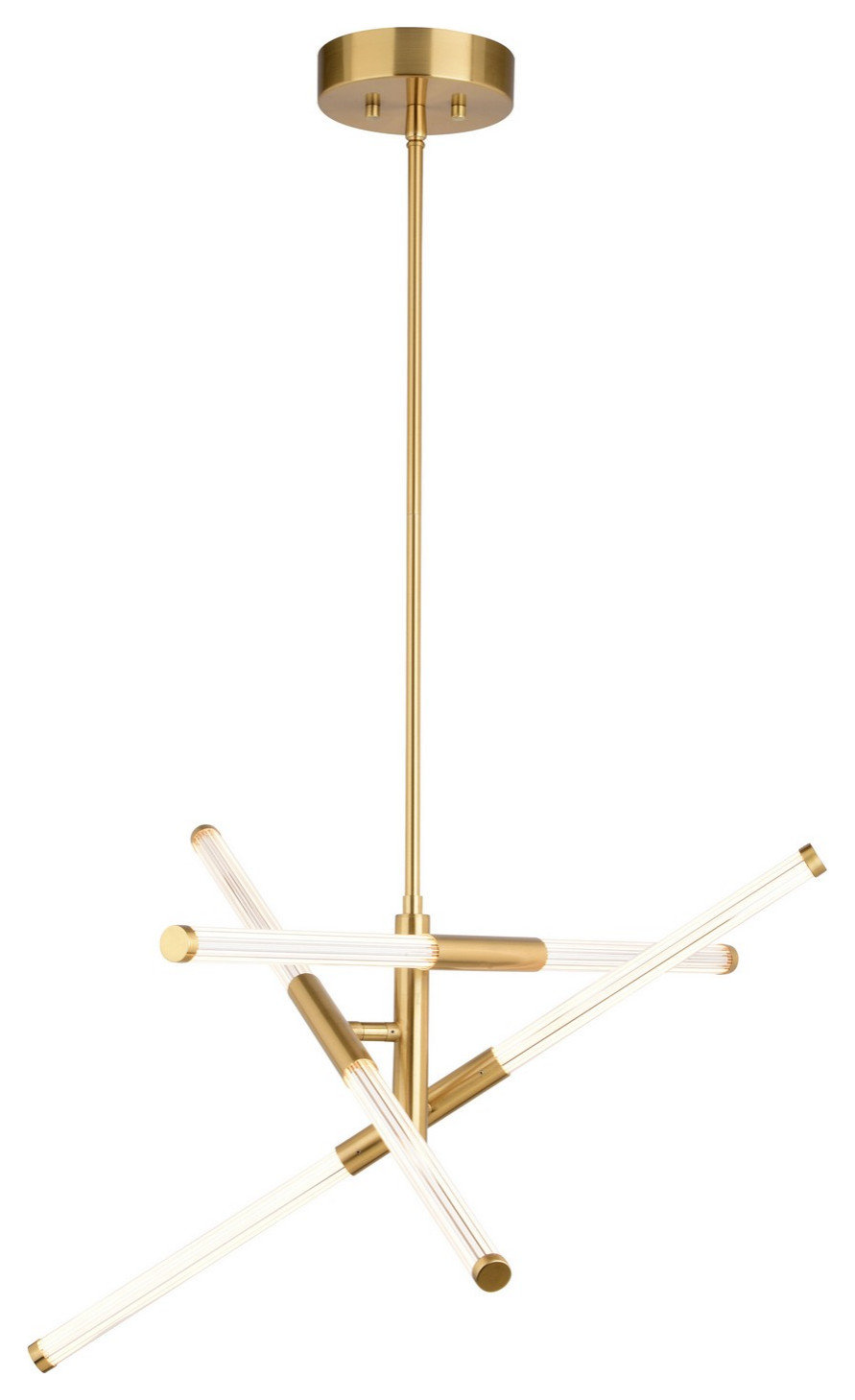 Avalon LED Pendant in Muted Brass - Modern - Pendant Lighting - by ...