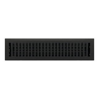 Contemporary Style Floor Register, 2 X 14 - Contemporary - Registers ...