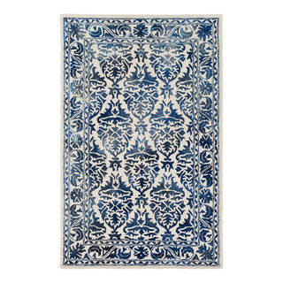 Hand Tufted Organic Area Rug AWOG-2302, 5'x8' - Traditional - Area Rugs ...