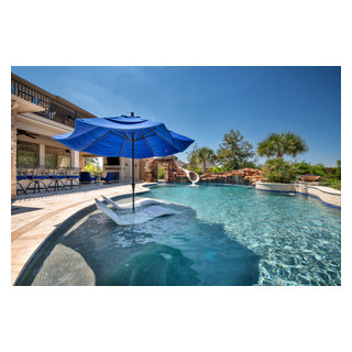 Second Floor Slide - Traditional - Pool - Houston - by Tipton Spires ...