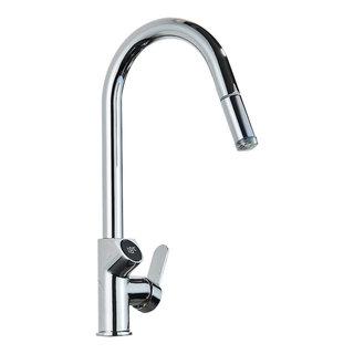 Smart Temperature Display Extendable Pull Out Mixer Tap - Contemporary ...