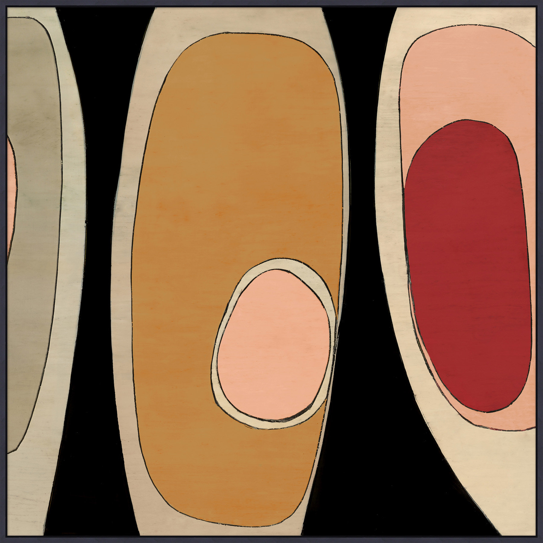 New Morphic 2, Giclee Reproduction Artwork, 55.5x55.5 - Contemporary ...