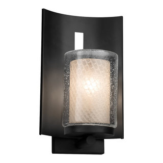 Fushion Embark Outdoor Wall Sconce Cylinder/Flat, Weave - Transitional ...