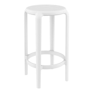 Tom Resin Counter Stool White - Contemporary - Dining Chairs - by Bison ...