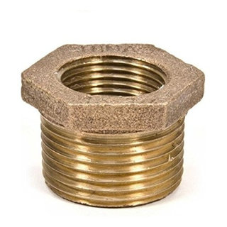 Brass Lead Free Bushing Fitting With Hexagonal Head, 0.75"x0.75 ...