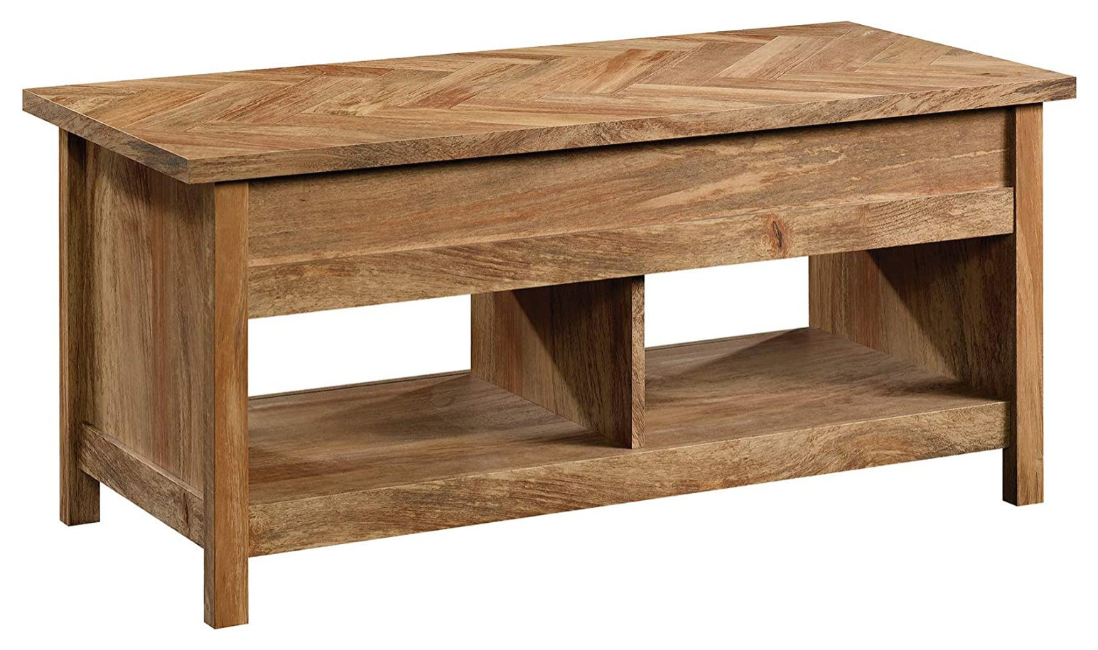 Sindoori Mango Coffee Table With Lift Top and Hidden Storage Shelves ...