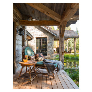 Rustic Ranch - Rustic - Porch - Denver - by Associates III Interior ...