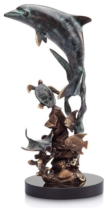 Dolphin and Friends - Beach Style - Decorative Objects And Figurines ...