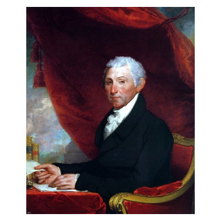 Gilbert Stuart James Monroe, 20"x25" Wall Decal Print, 20x25 ...