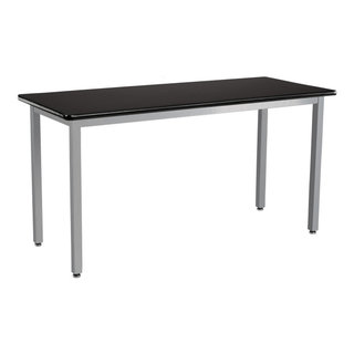 NPS Steel Fixed Height Science Lab Table, 30"Height, HPL Top, Grey ...