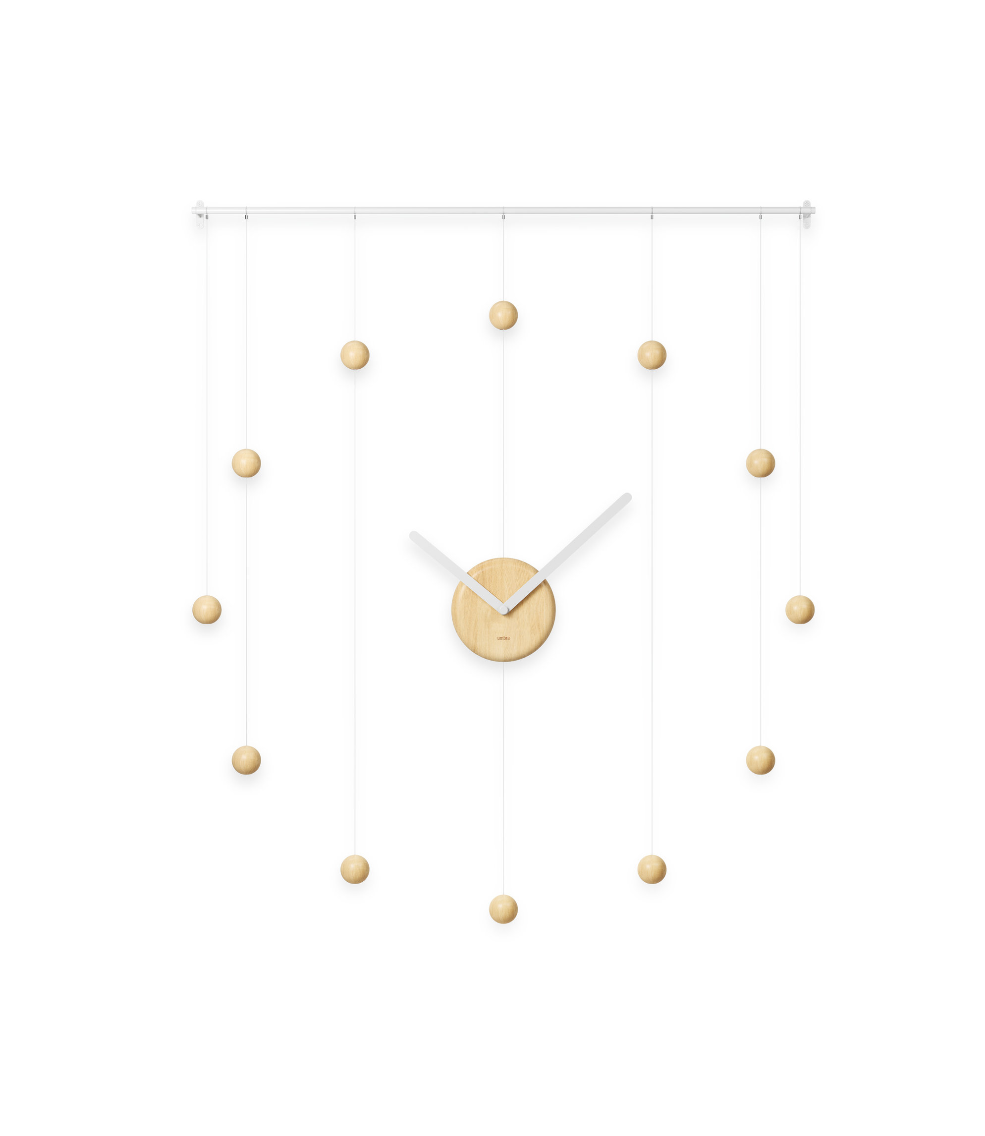 Umbra Hangtime Wall Clock - Contemporary - Wall Clocks - by Umbra | Houzz