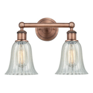Hanover 2-Light 15" Bath Vanity Light, Antique Copper Finish ...