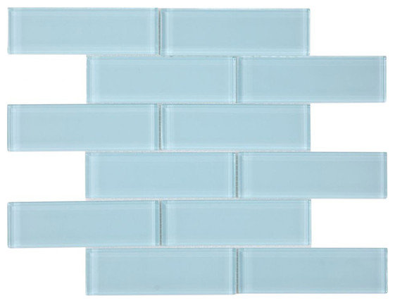 Mosaic Linear Glass Tile 2 x 6 Flooring for Pools and Walls ...