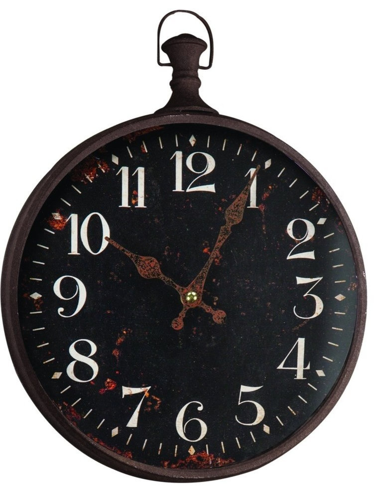 Pocket Watch Wall Clock, Small, Large - Transitional - Wall Clocks - by ...
