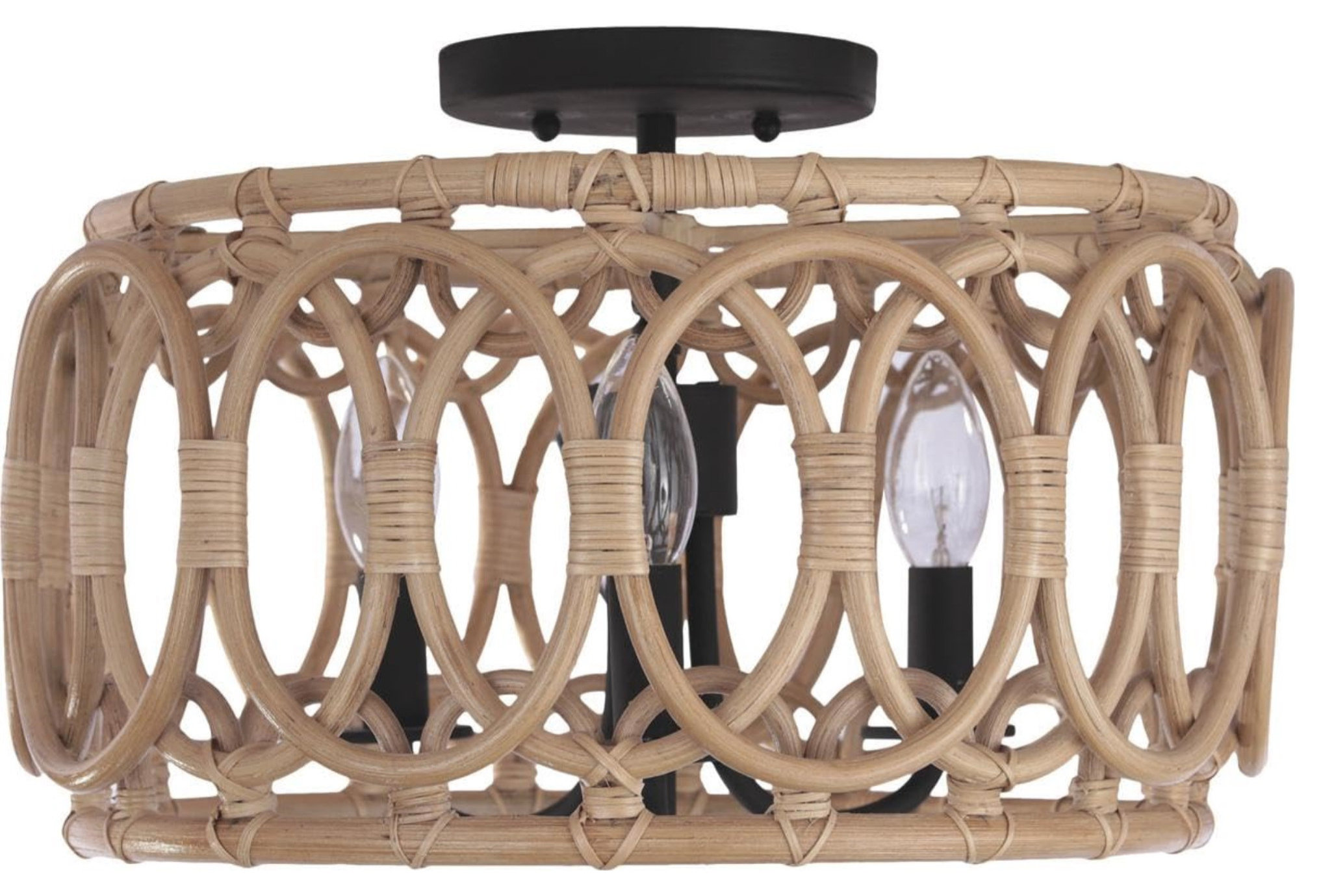 Kalco Tablas 16 Inch Semi Flush - Tropical - Flush-mount Ceiling ...