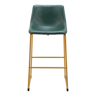 Augusta Barstool Green & Gold - Bar Stools And Counter Stools - by ...