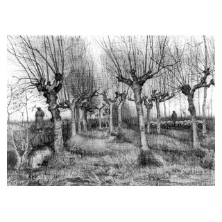 Vincent Van Gogh The Pollard Birches Gallery Wrap Canvas, 18x27 ...