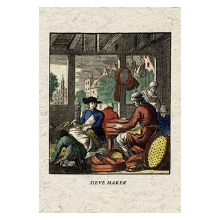 Sieve Maker, 20" x 30" - Traditional - Prints And Posters - by ...