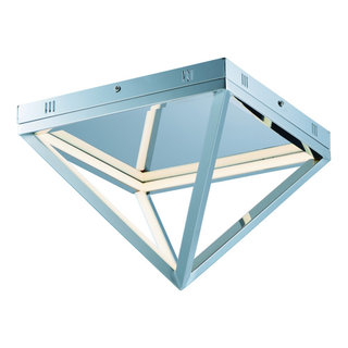 ET2 E20810PC LED Flush Mount Pyramid Polished Chrome - Modern - Flush ...