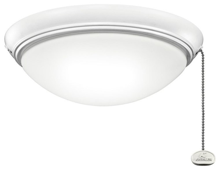 Low Profile LED Light Kit Fixture - Traditional - Ceiling Fan ...