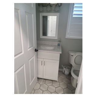 Modern Shaker Powder Room - Transitional - Powder Room - Other - by CTS ...
