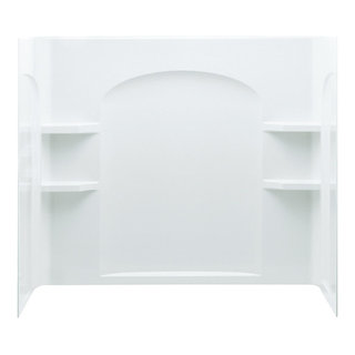 Sterling Ensemble Vikrell Bathtub Wall Surround, White - Shower Stalls ...