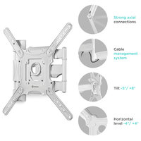 ONKRON TV Wall Mount Full Motion Arm Bracket for 32" - 55'' Screens up ...