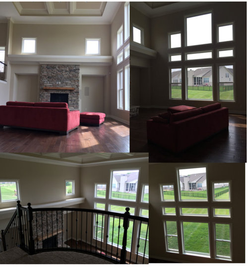 Help with Privacy and Window Treatments Two-Story Window