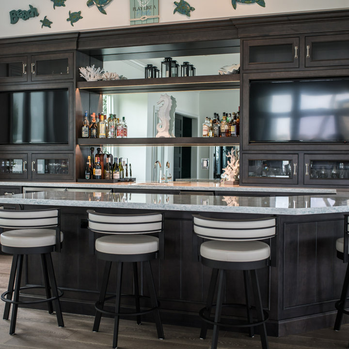 75 U-Shaped Home Bar Ideas You'll Love - May, 2026 | Houzz