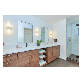 Mid Century Update - Midcentury - Bathroom - Seattle - by Neff Designs ...