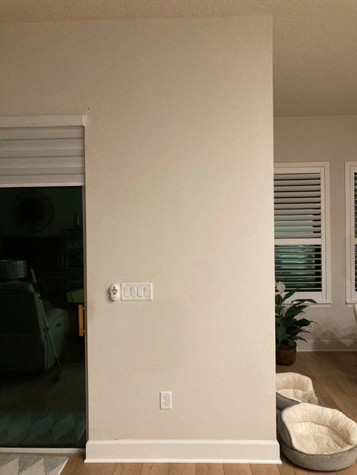 Decorating around light switch