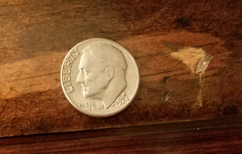 How to repair gouges in wood table