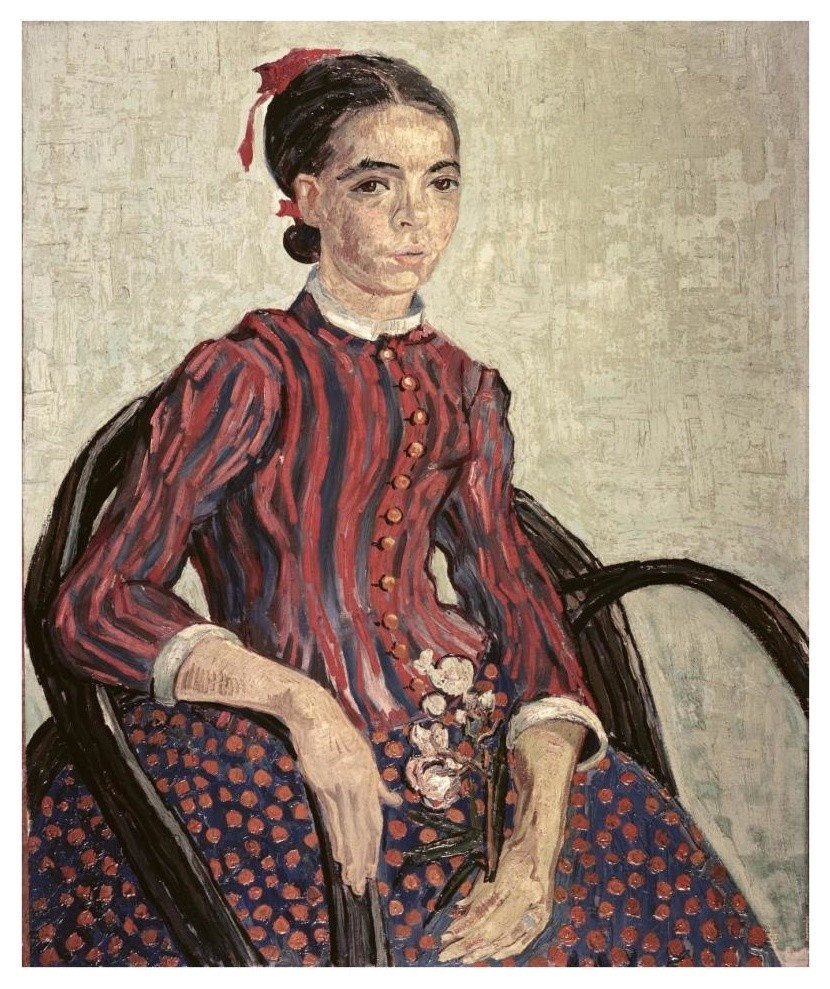 "La Mousme" Digital Paper Print by Vincent Van Gogh, 15"x18", 32"x38 ...