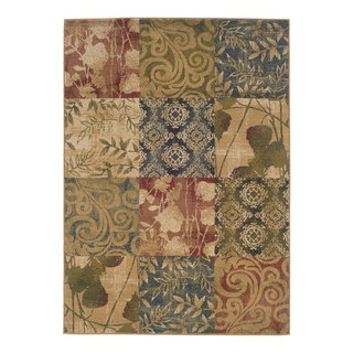 Oriental Weaver Camden 2422A Beige Rug, 3'3"x5'5" - Contemporary - Area ...