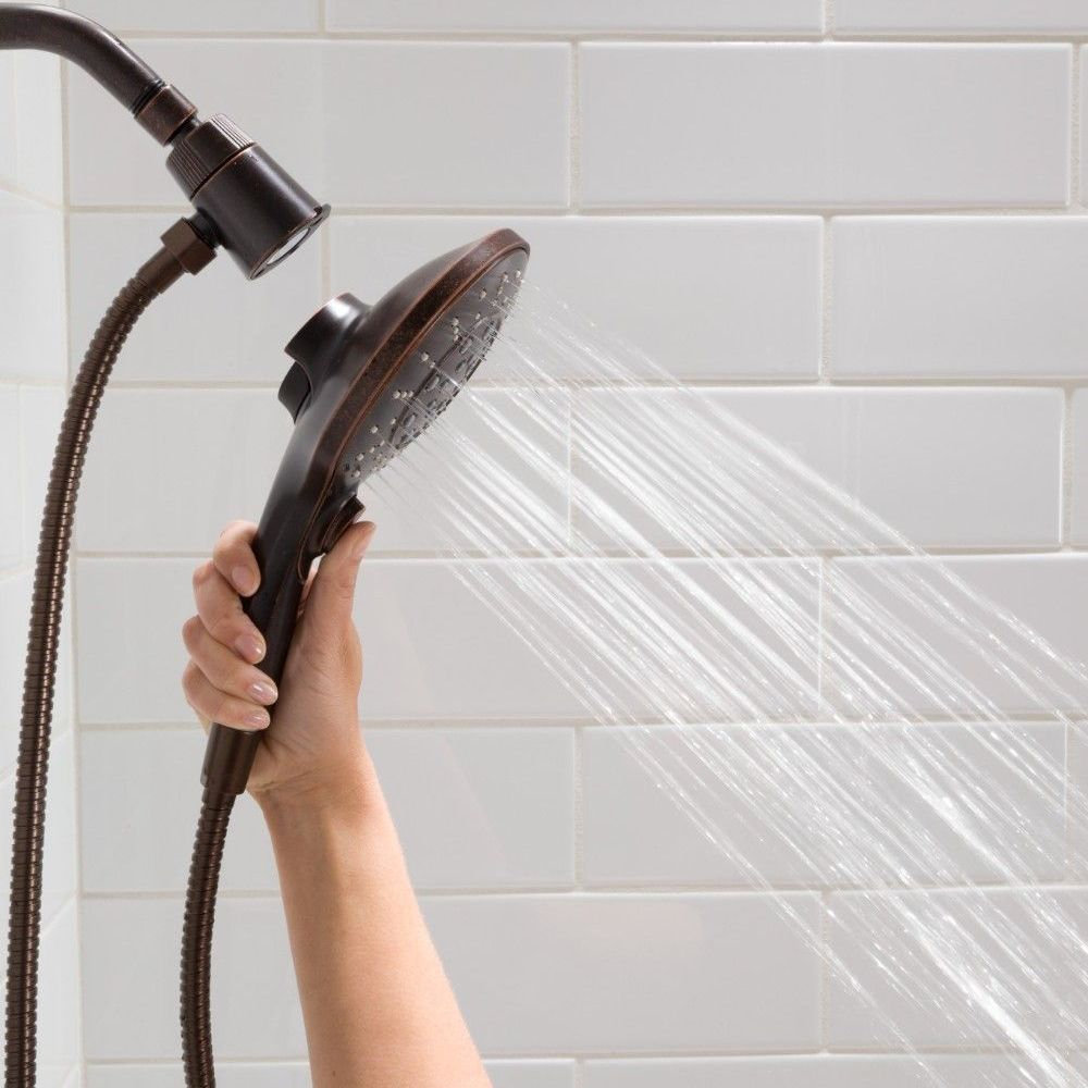Moen 1.75 GPM Six-Function Handheld Shower, Oil Rubbed Bronze ...
