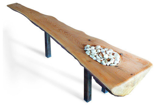 Coffee Table, Hemlock and Stones - Rustic - Coffee Tables - by Eastman ...